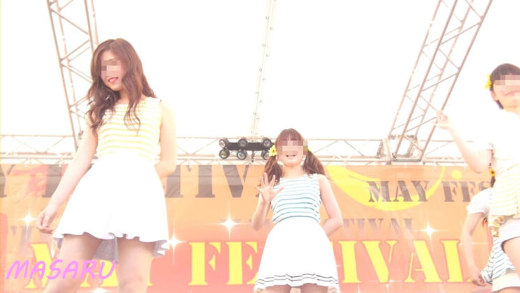 [4K+FHD] 秘密のダンス Vol.1 - Pcolleレビュー MASARUさん - ステージ上でまさかの生パンツ披露？？ナチュスト越しのパンチラにオーディエンスも歓喜！ - 白の桜